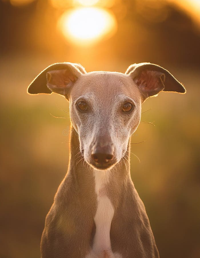 Italian Greyhound Dog on Isolated Transparent Background, Png ...