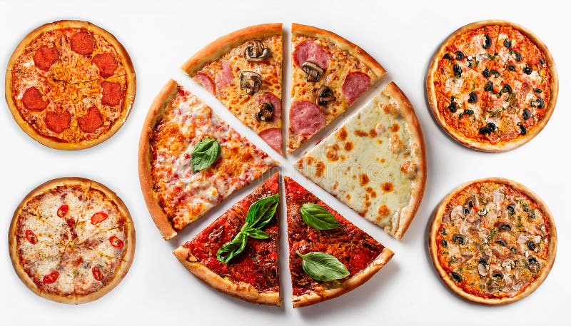 Eight Pizza Slices Stock Illustrations – 318 Eight Pizza Slices Stock ...