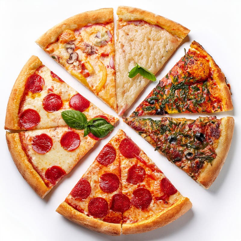 Eight Pizza Slices Stock Illustrations – 489 Eight Pizza Slices Stock ...