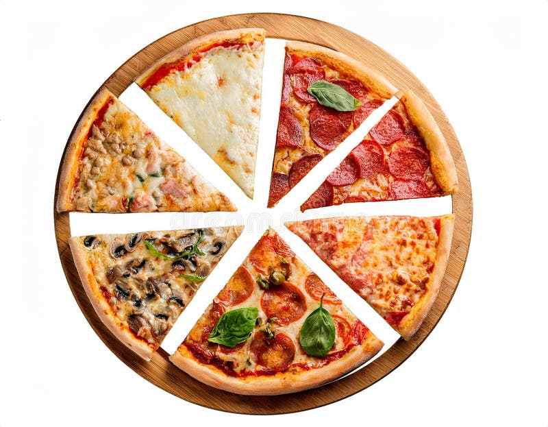 Eight Pizza Slices Stock Illustrations – 553 Eight Pizza Slices Stock ...