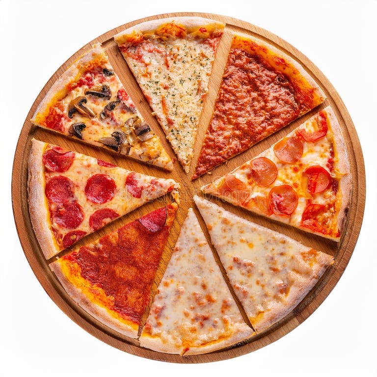 Eight Pizza Slices Stock Illustrations – 499 Eight Pizza Slices Stock ...