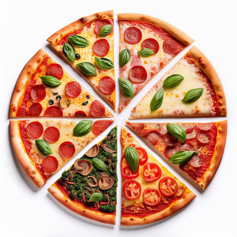 Eight Pizza Slices Stock Illustrations – 489 Eight Pizza Slices Stock ...