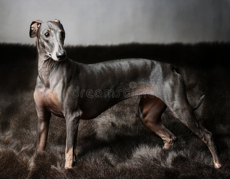 Italian Hound stock illustration. Illustration of park - 372329851