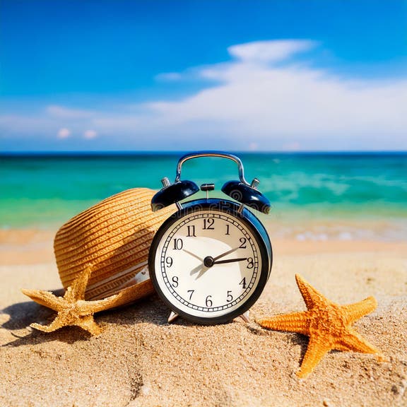 Vacation Time Concept. Time To Relax. Last Minute Deals. Summertime Vacation Concept Stock ...