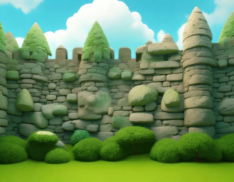 Cartoon Castle Wall Stock Illustrations – 6,683 Cartoon Castle Wall ...