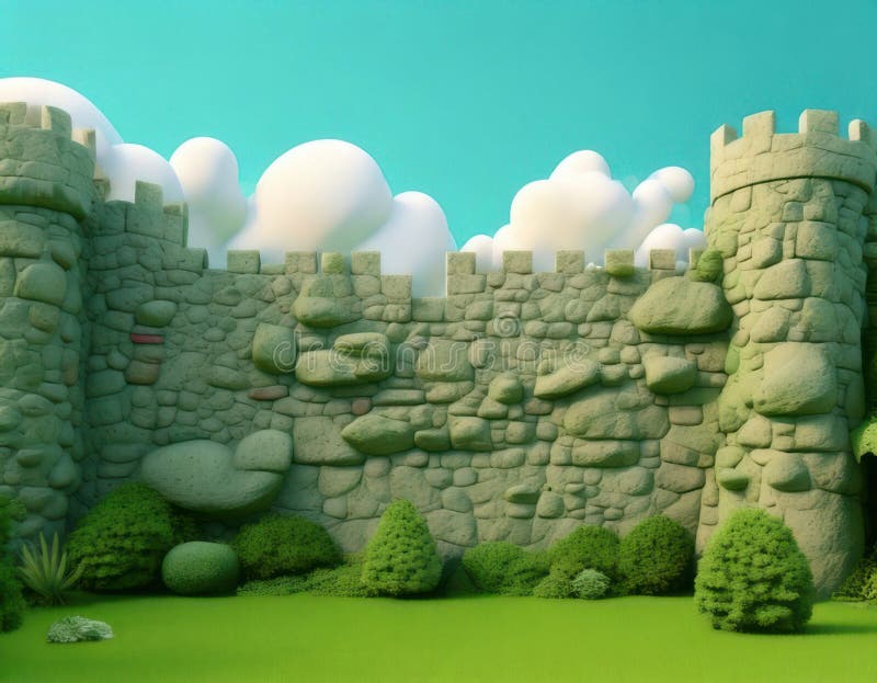 Cartoon Castle Wall Stock Illustrations – 6,683 Cartoon Castle Wall ...