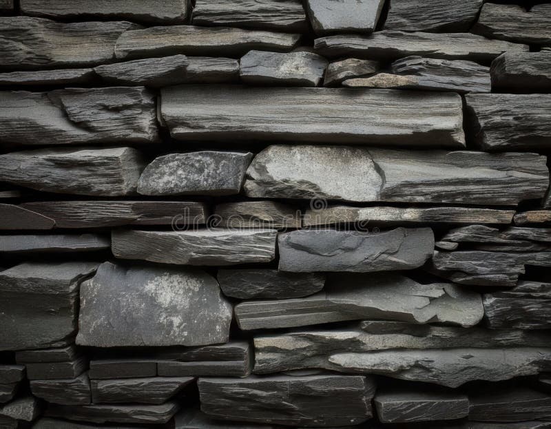 Dark Grey Stone Wall Texture Stock Illustration - Illustration of ...
