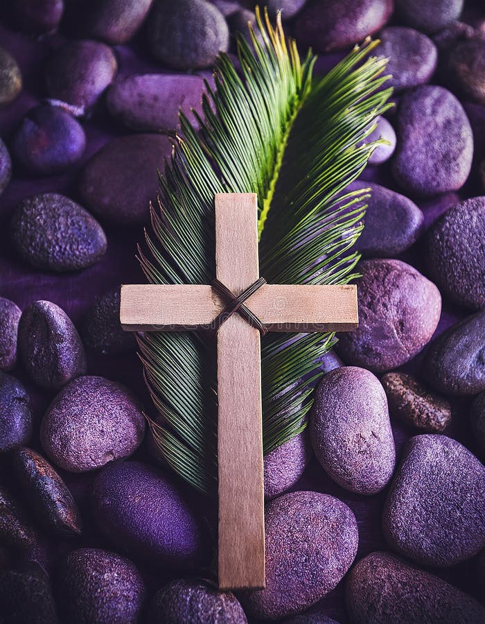 Christian Cross Lies on the Green Grass, Sun Rays, Stock Photo - Image ...