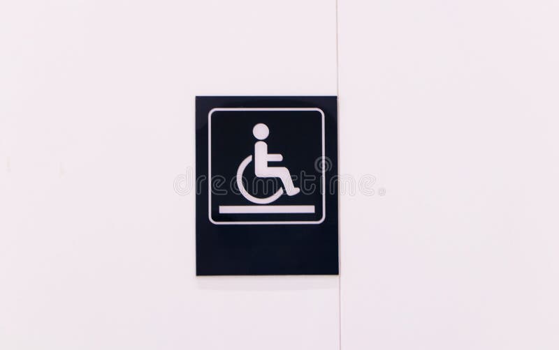 Disabled Wheelchair Icon Disable Symbol Logo Isolated White Vector ...