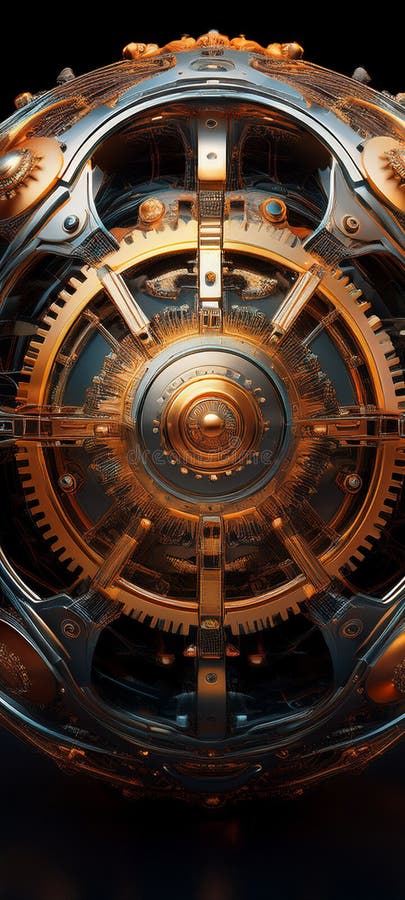Detailed Futuristic Spherical Mechanism Stock Photos - Free & Royalty ...