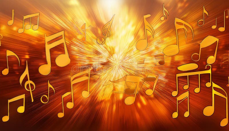 Musical Blast stock illustration. Illustration of motion - 22633232