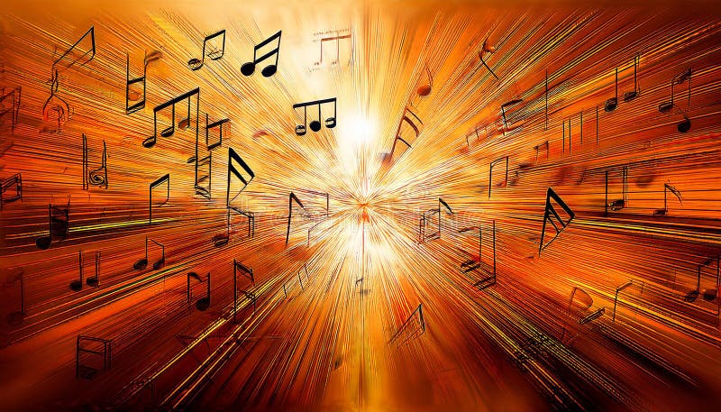 Musical Blast stock illustration. Illustration of motion - 22633232
