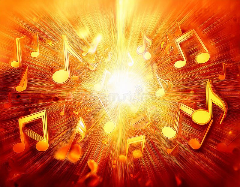 Musical Blast stock illustration. Illustration of motion - 22633232