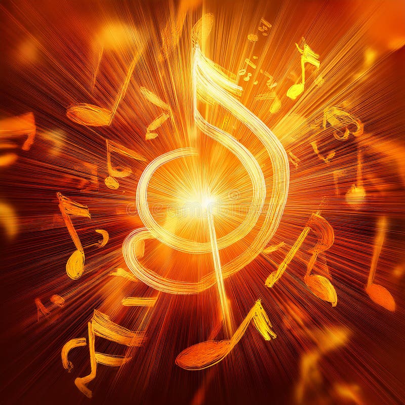 Musical Blast stock illustration. Illustration of motion - 22633232