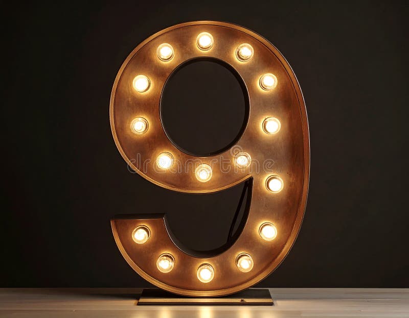 Illuminated Marquee Number Stock Illustrations – 723 Illuminated ...