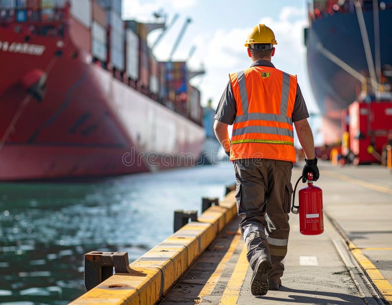 Maritime Industry Labor Safety Protocols Stock Illustrations – 4 ...