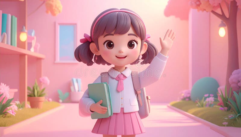 Kid Waving Goodbye Stock Illustrations – 530 Kid Waving Goodbye Stock ...