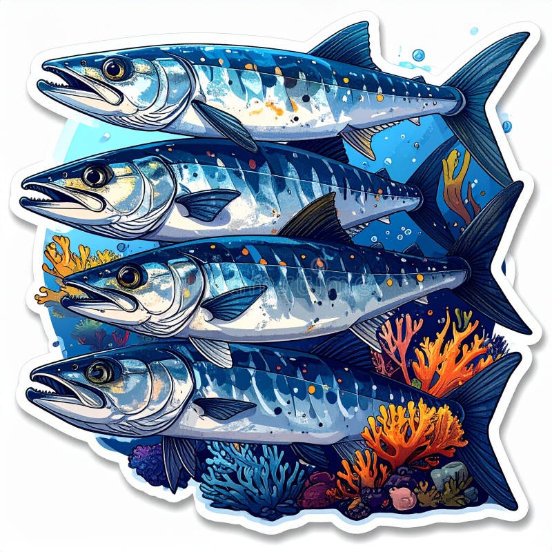 Vibrant Tropical Fish Underwater Background Coral Reef Vector ...