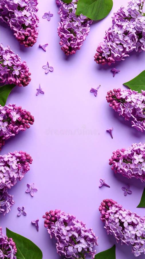 Syringa Vulgaris Stock Illustrations – 667 Syringa Vulgaris Stock ...