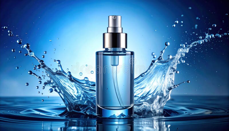Refreshing Ocean Breeze Perfume Splash Stock Illustrations – 6 ...