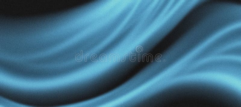 Elegant Flowing Shape on Abstract Blue Background with Smooth Wavy ...