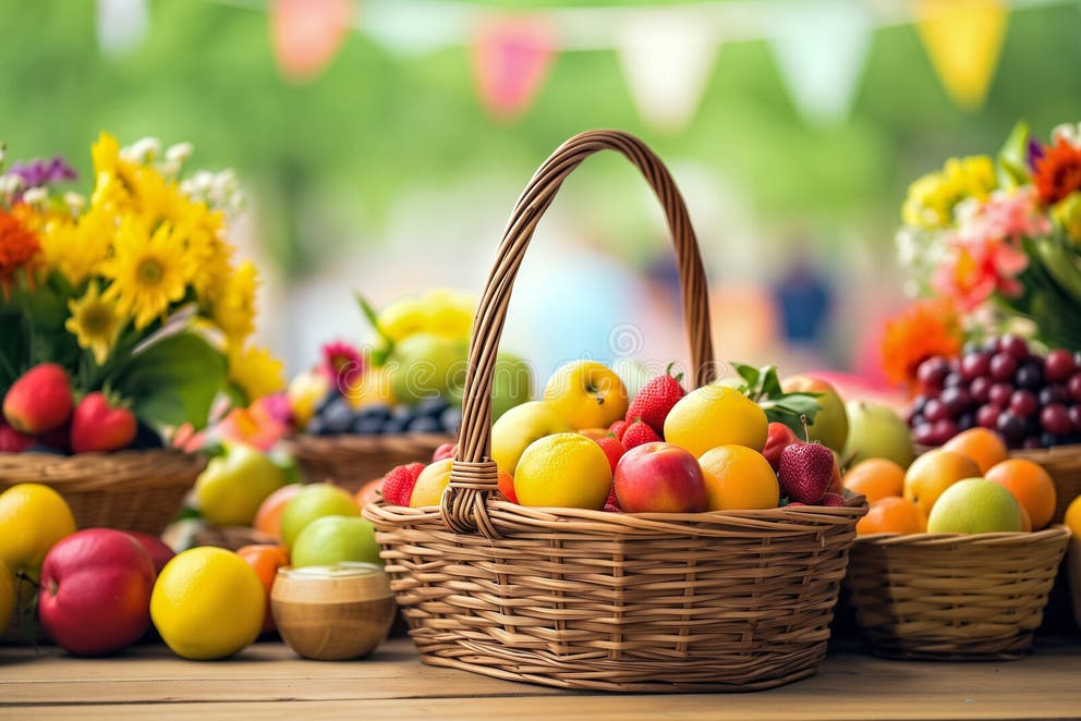 Basket of Painted Easter Eggs with a White Dove Perched on a Wooden ...