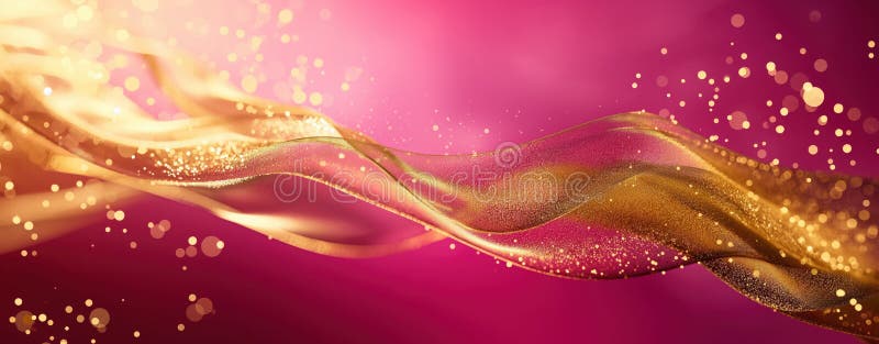 Background in Pink and Gold Colors Stock Image - Image of shiny, design ...