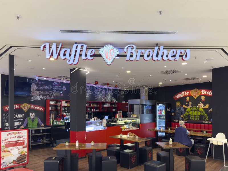 Store for Waffles in a Shopping Mall in Berlin Editorial Photo - Image ...
