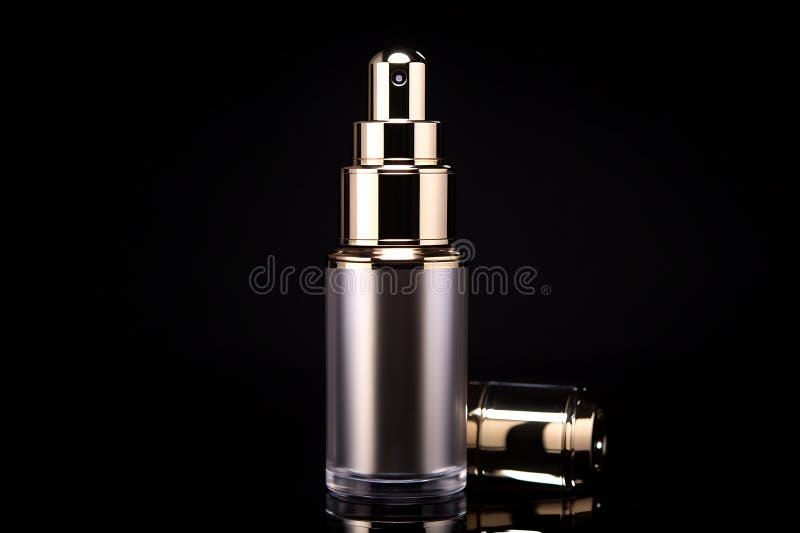 Bottle of Perfume on Mirror Table Stock Image - Image of smell, cologne ...