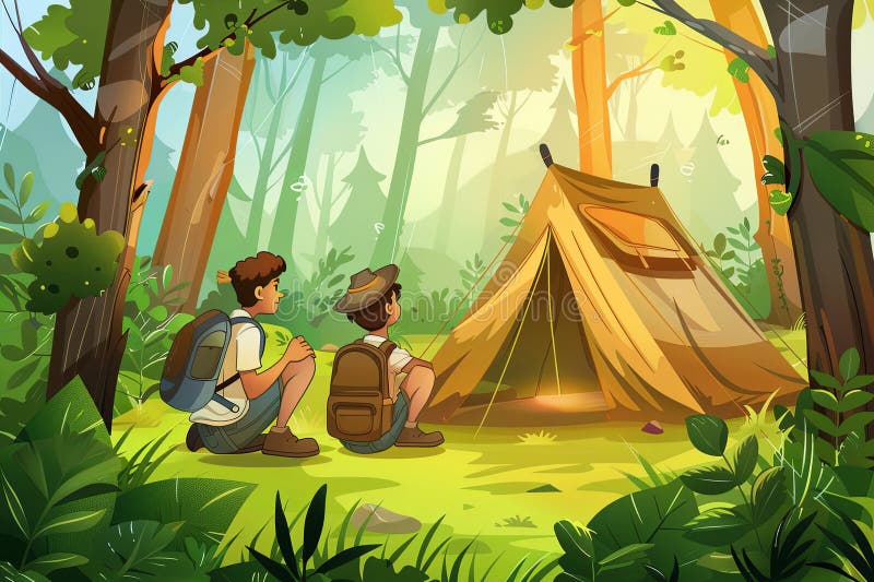 203 Ai Generated Boy Camp Stock Photos - Free & Royalty-Free Stock ...