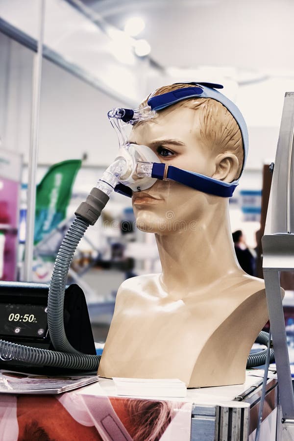 Breathing Mask on the Patient. Technology in the Treatment of ...