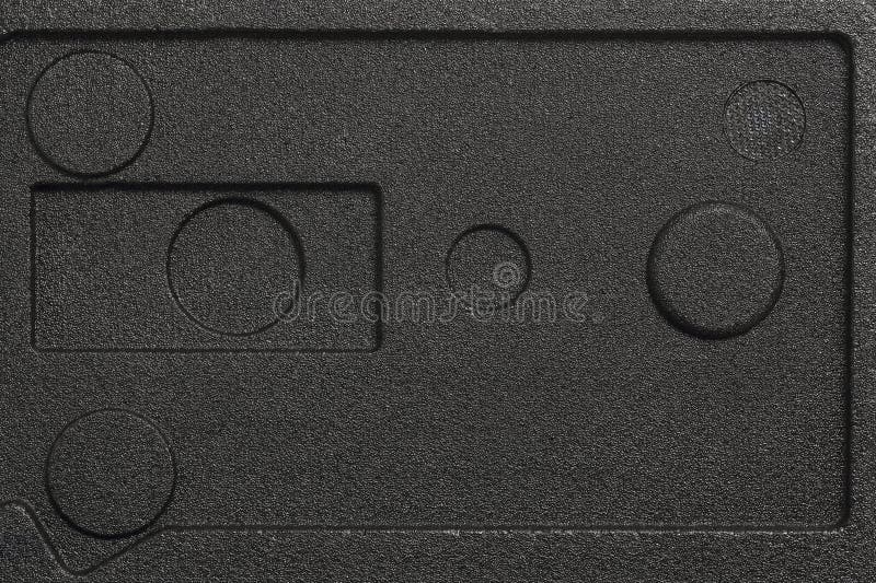 Black Styrofoam Texture for Backgrounds Stock Photo - Image of detail ...