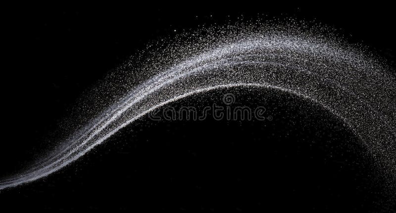 Dust, Sand Background. Arc Backdrop Plume Silver Abstract Grainy ...