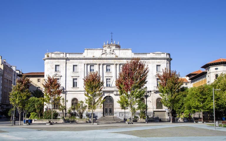 Bank of Spain Building in Santander, Cantabria, Spain. Editorial Photography - Image of ...