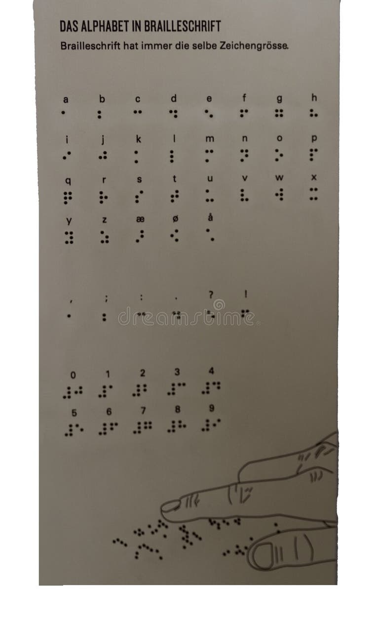 Braille Contractions Chart Stock Photos - Free & Royalty-Free Stock ...