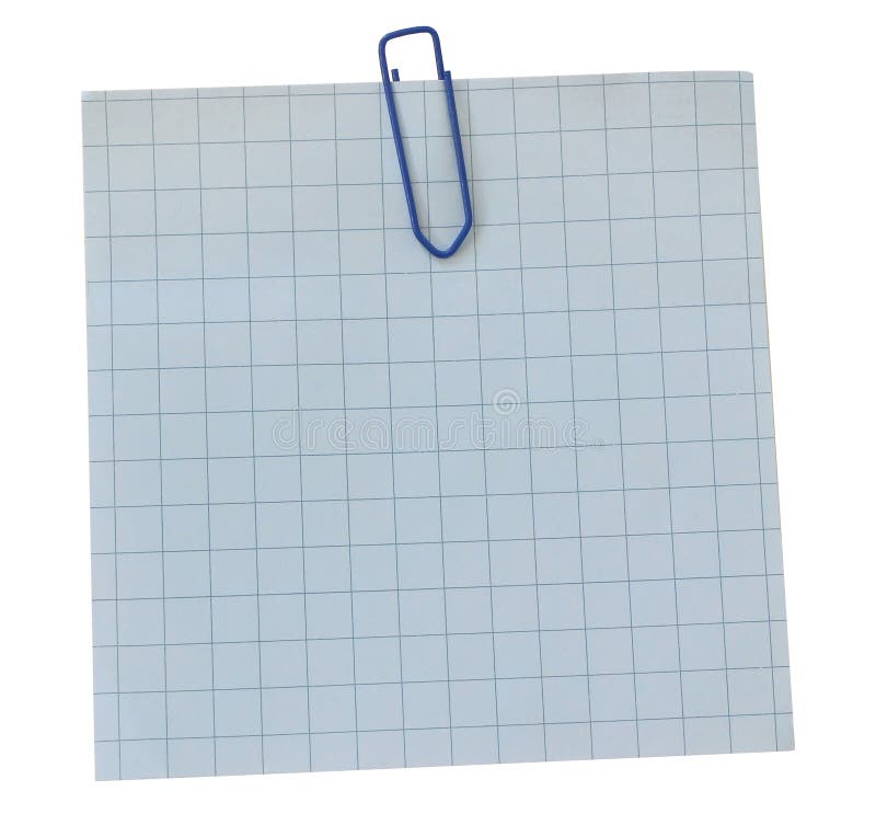 Empty Note Paper Mockup. Message Reminder Card Template Isolated on ...