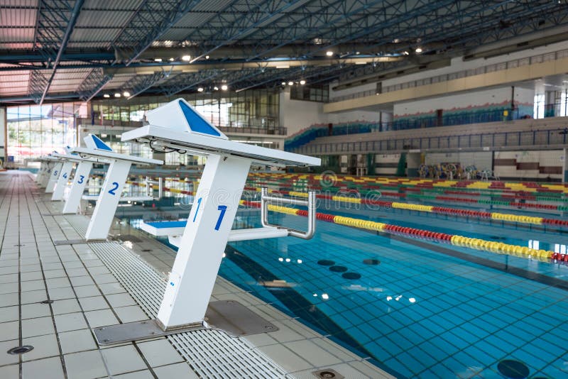 Sport Competition Swimming Pool Stock Image - Image of clean, interior: 322536289