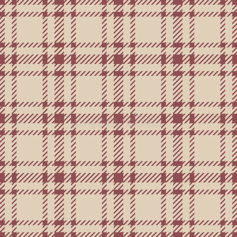 Fall Classic Tweed Plaid Style Pattern. Geometric Check Print in Beige ...