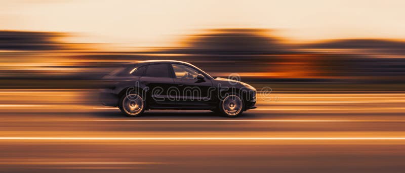 Fast Car. Abstract Photo of Speed Blur Car on Motion Blur Background ...