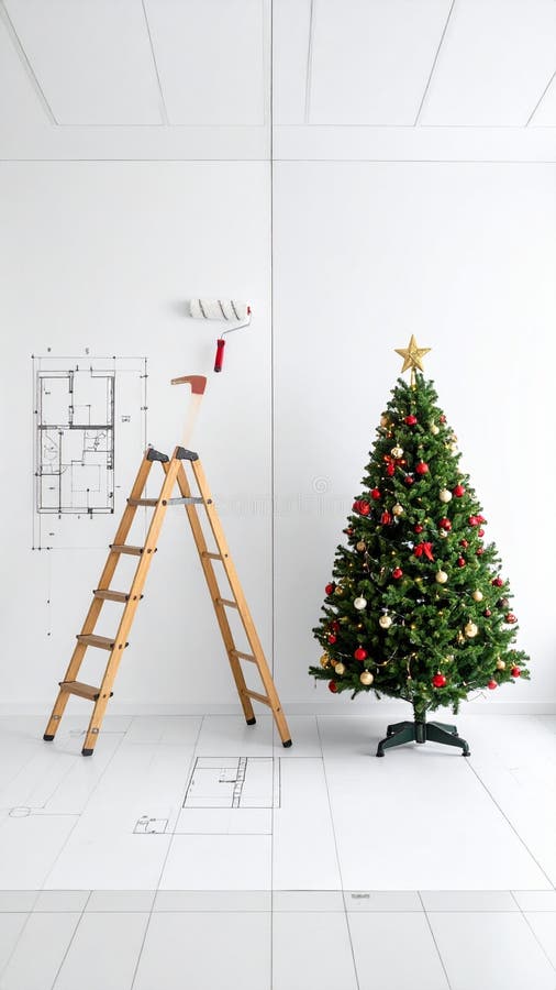 985 Christmas Tree Sihloutte Plans Stock Photos - Free & Royalty-Free ...
