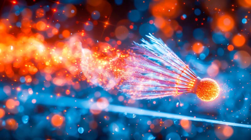 Futuristic Badminton Concept Shuttlecock Stock Photos - Free & Royalty ...