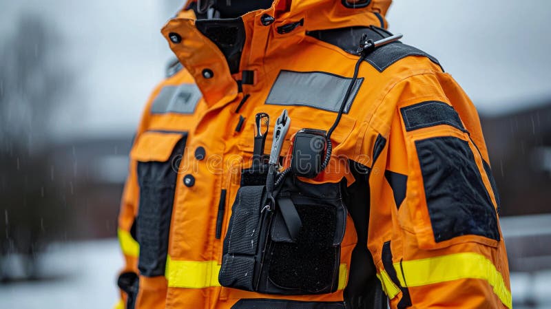 High Visibility EMS Paramedic Uniform Displayed Headless Mannequin ...