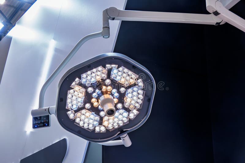 LED Surgical Lamp. Lighting Unit for the Operating Room Stock Image ...