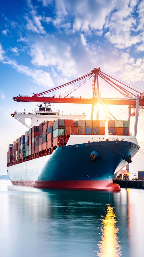 4,450 Container Port Sunrise Stock Photos - Free & Royalty-Free Stock ...