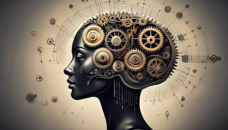 Generated image stock illustration. Illustration of thinking - 339273220