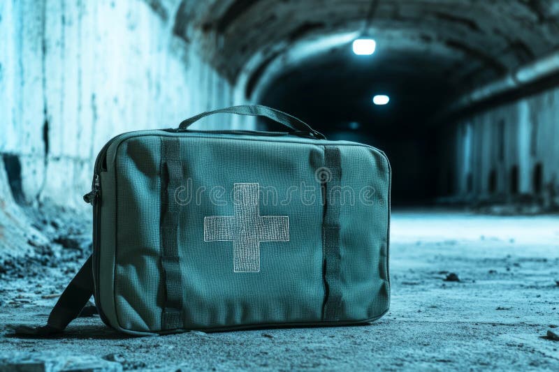 Medical Supplies in a First-aid Kit, Designed for Disaster Response ...