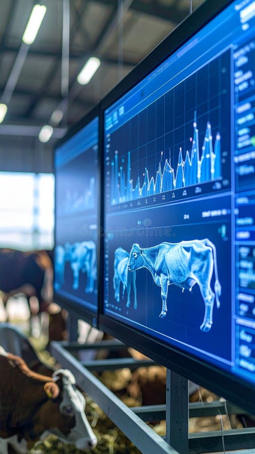 Modern Livestock Farming with Data Analysis, Computers Monitoring ...