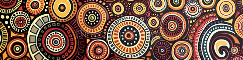 National Patterns of the Australian Indigenous People Stock Image ...