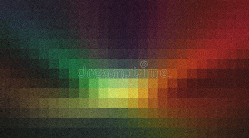 Grainy Texture Background with Colorful Pixelated Gradient from Green ...