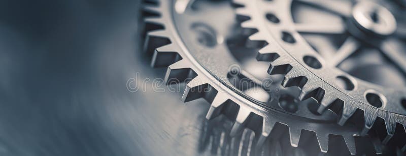 Precision Gears in Close-up, Symbolizing the Concept of Engineering ...